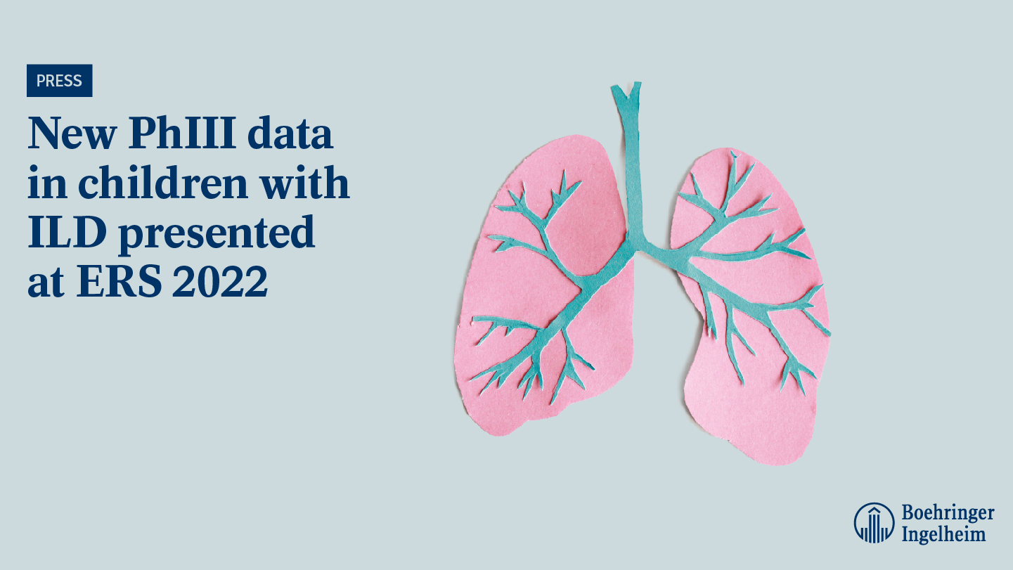 CHMP recommends approval of OFEV® in children adolescents ILDs ...