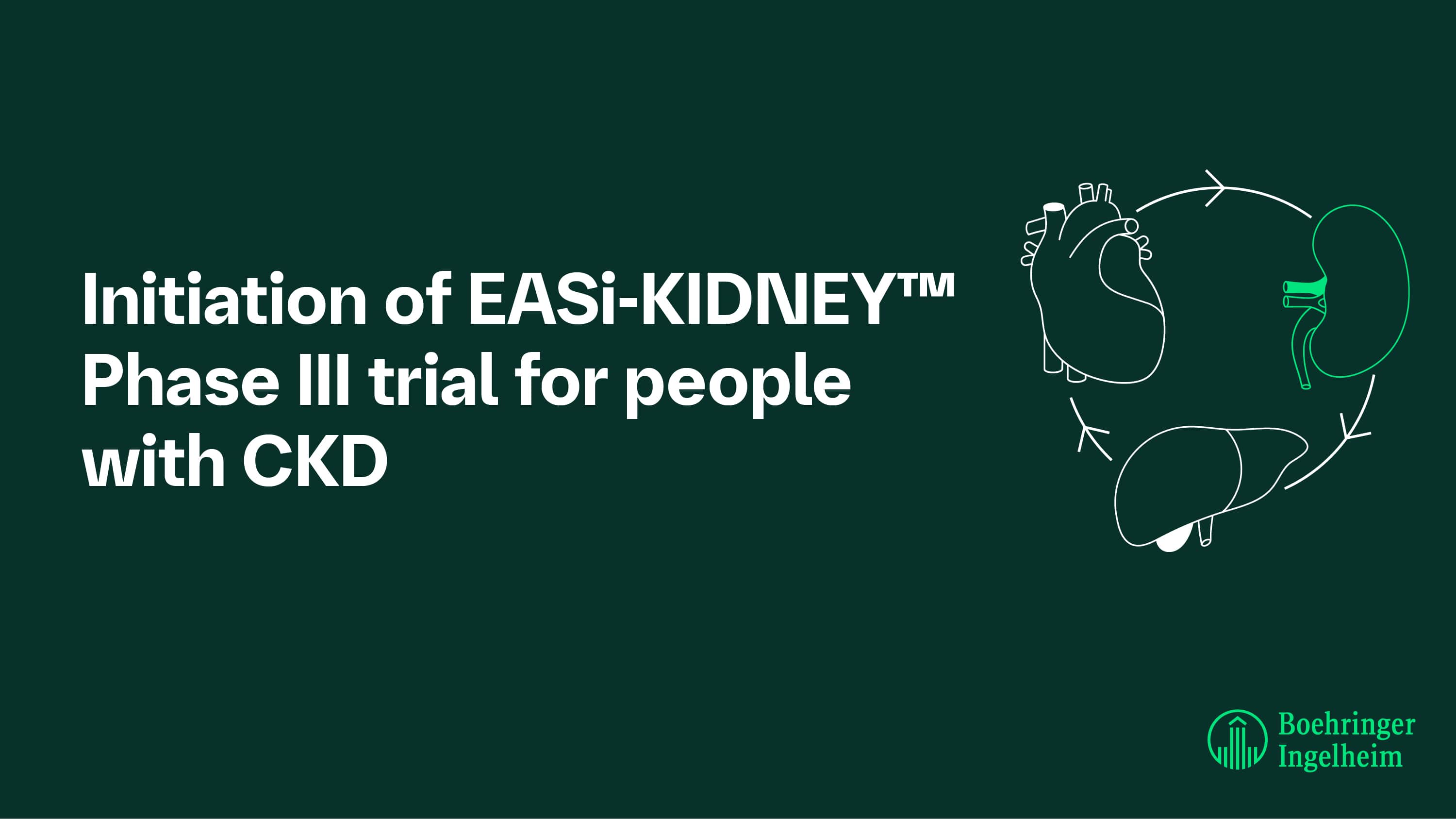 EASi-KIDNEY™ Phase III trial for people with CKD | Boehringer Ingelheim