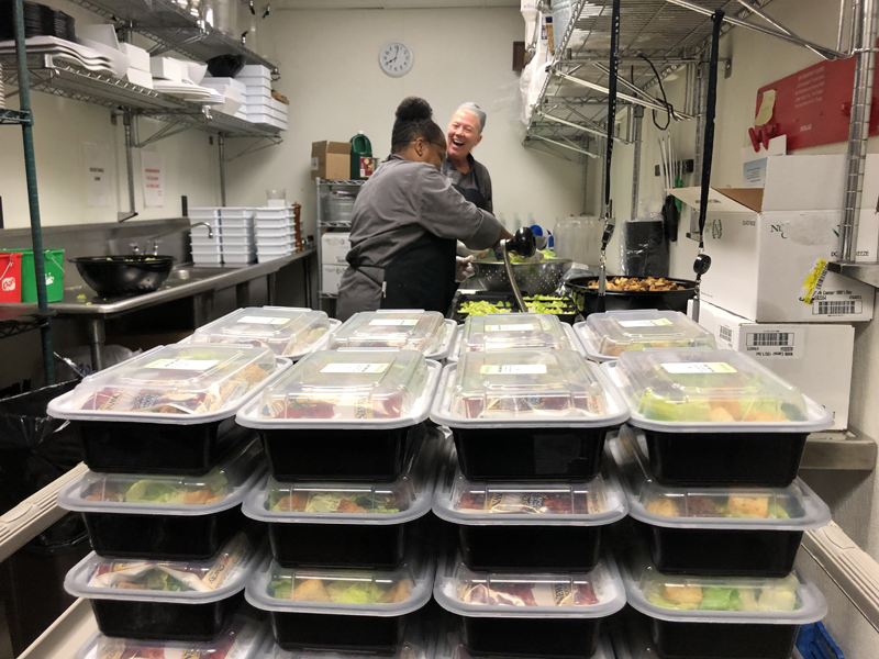 Cafeteria Crews Cook for Community | Boehringer Ingelheim US